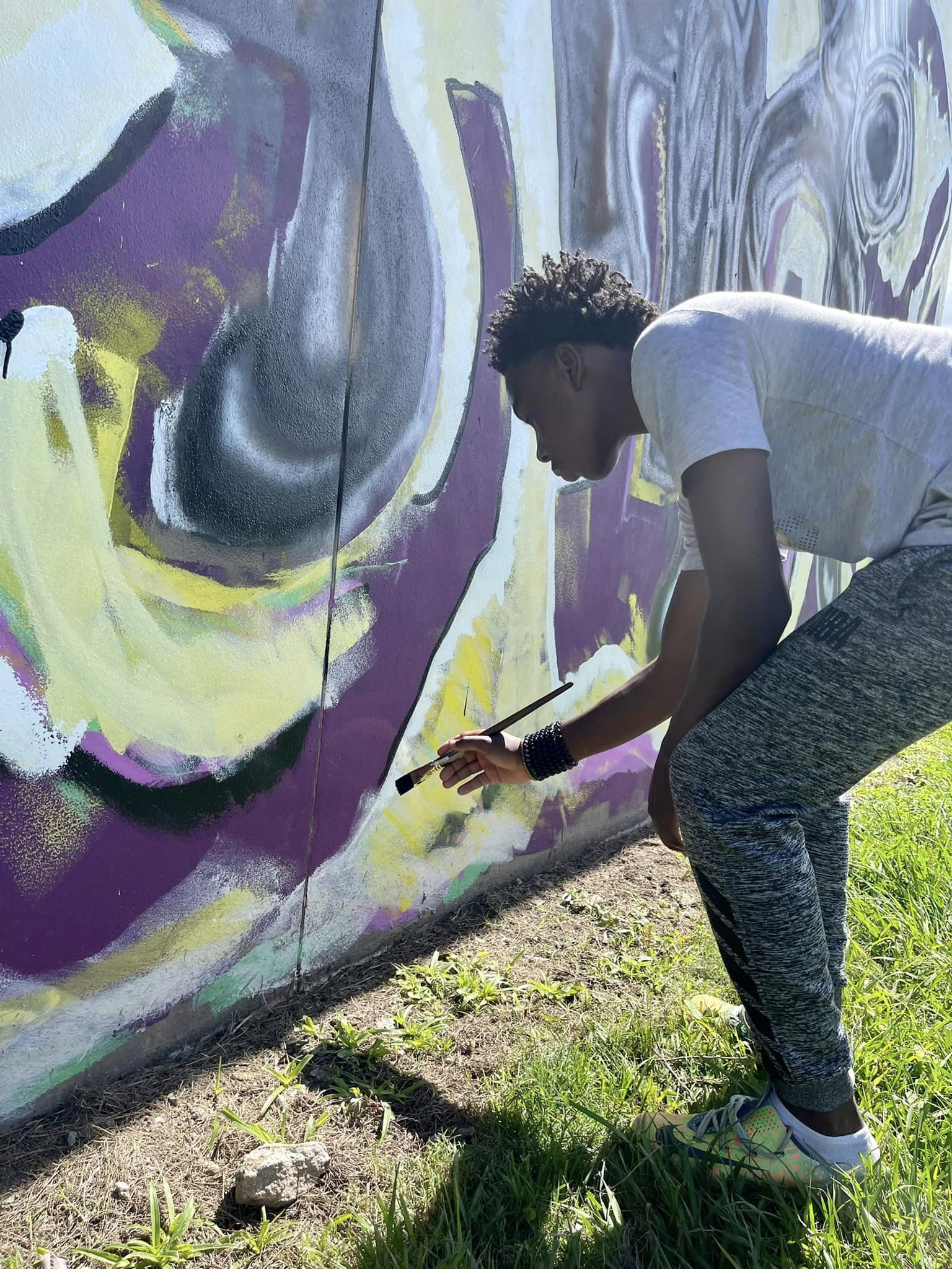 Taylor Park Mural Additions Complete – Mobile Arts Council