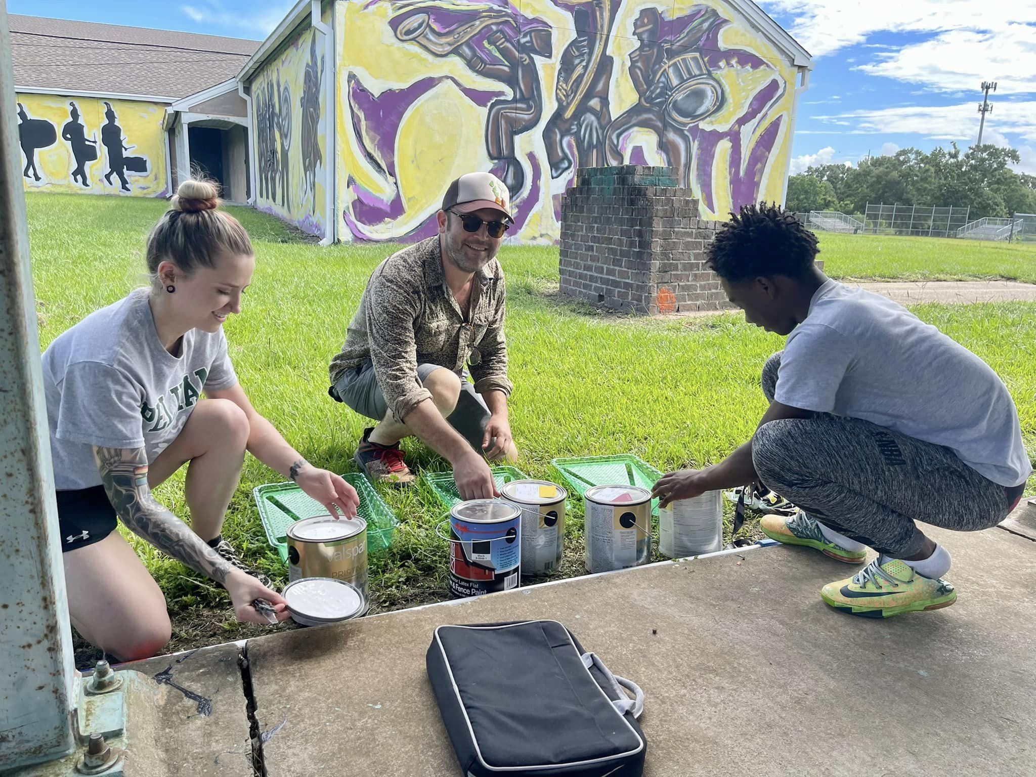 Taylor Park Mural Additions Complete – Mobile Arts Council