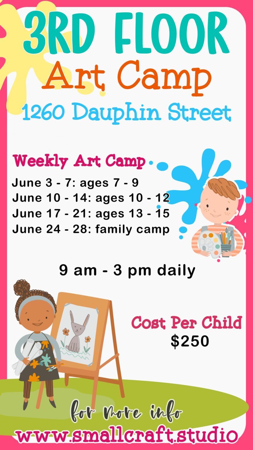 Small Crafts Studio: Summer Art Camp – Mobile Arts Council
